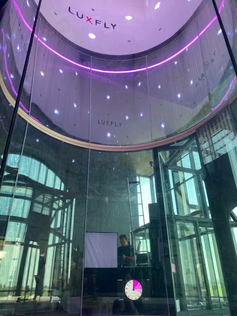 Luxfly Skydive TUNN3L Installation: Celebrating a New Era of Aerial ...